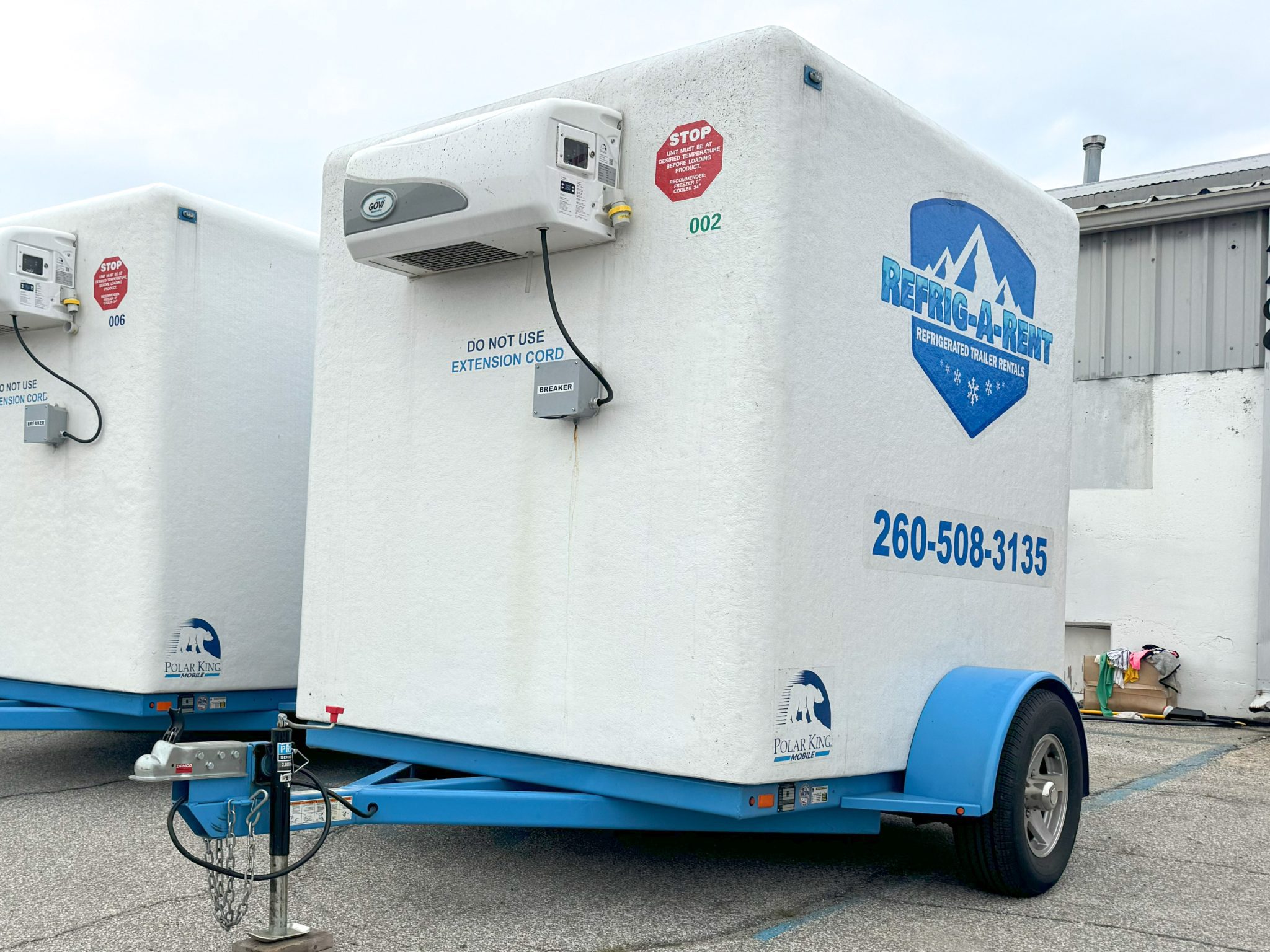 Refrigerated Trailers and Walk-In Coolers For Rent